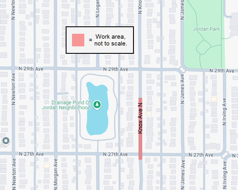 Natural gas infrastructure project in the Jordan Neighborhood